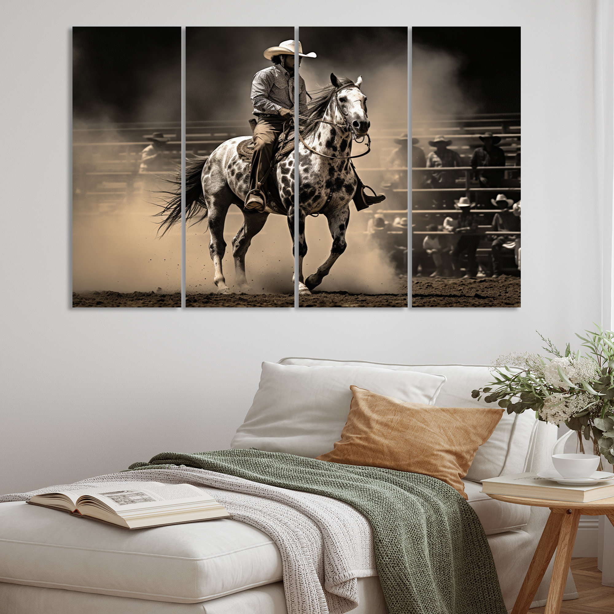 Foundry Select Western Wild West Show - Western Metal Art Print Set | Wayfair